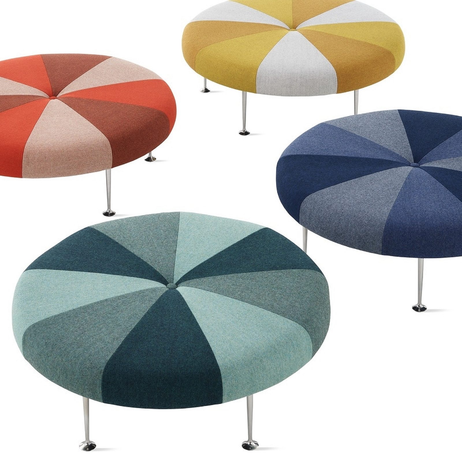 Miles Treaster Associates | Girard Color Wheel Ottoman